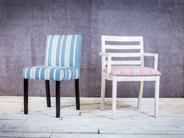 Francis Fully Upholstered and Francis Ladderback Carver - SA Home Owner