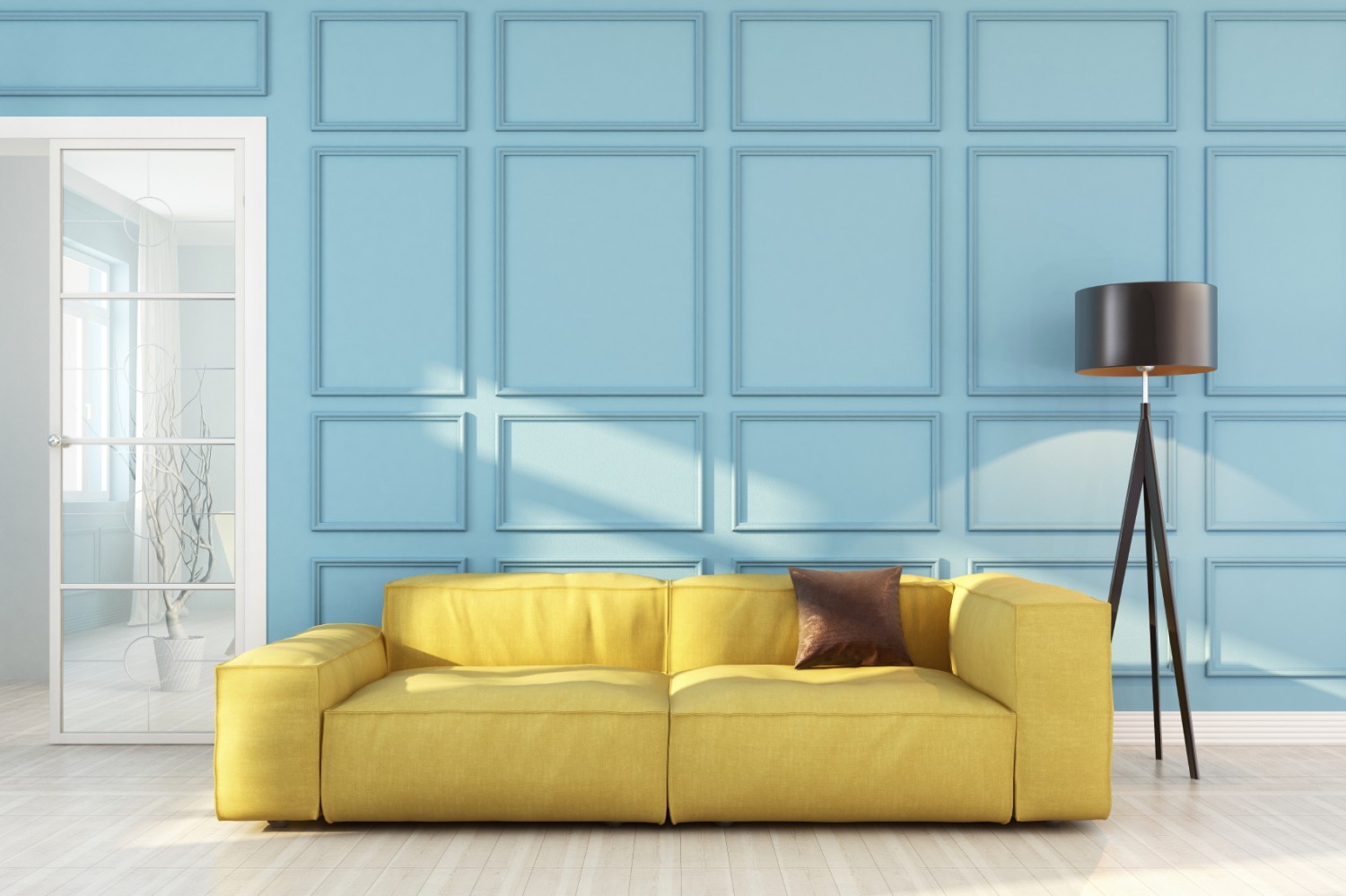 How to add bright colour to your home