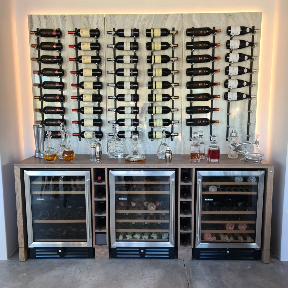 How to design a display for your wine collection